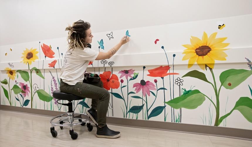 Hospital mural a way for pediatric patients to leave their mark ...