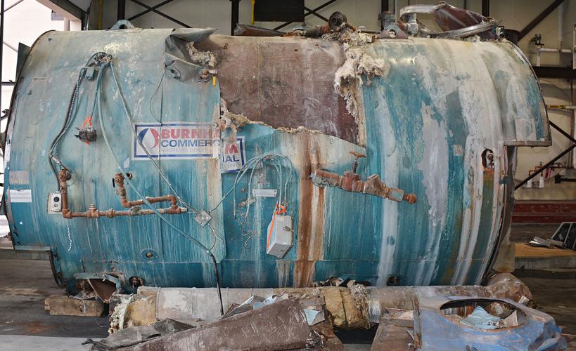 steam boiler explosion