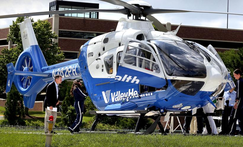 Valley Health unveils medical transport helicopter | Nvdaily | nvdaily.com