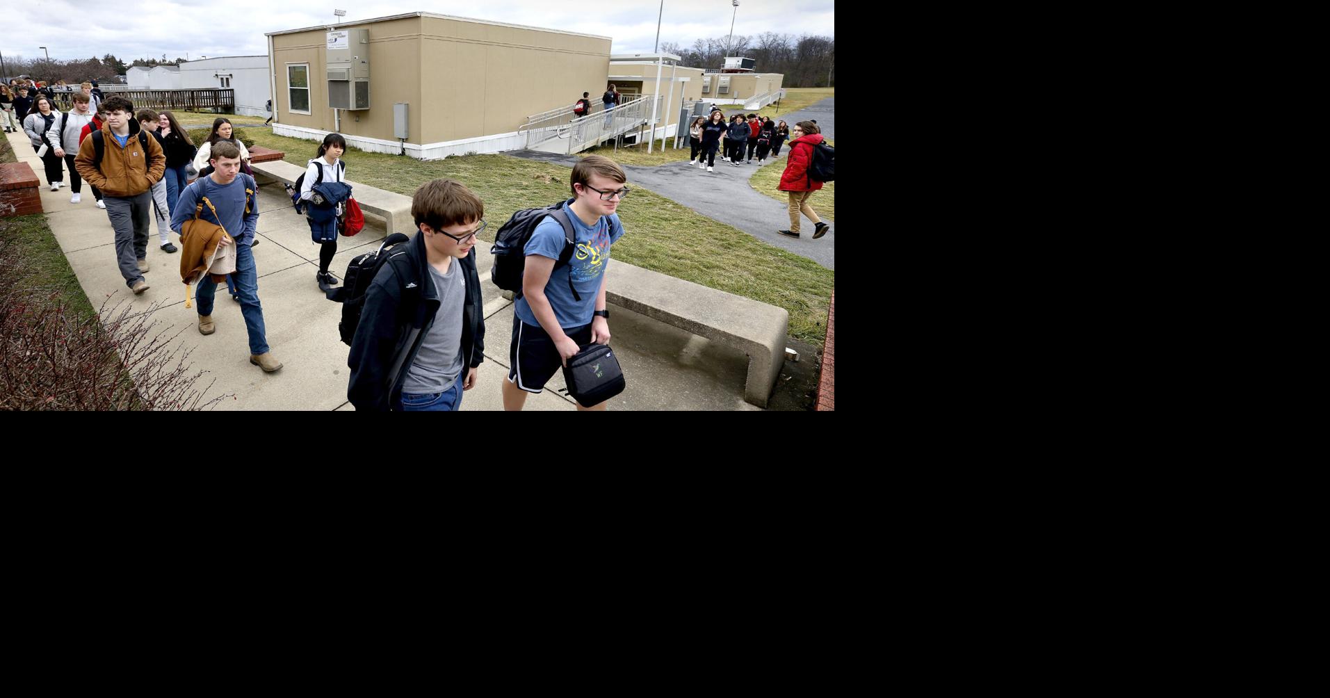 At Sherando High School, modular classrooms are a campus fixture ...