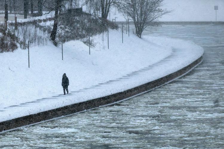 Photos show snow and ice hitting parts of Europe | Associated Press ...