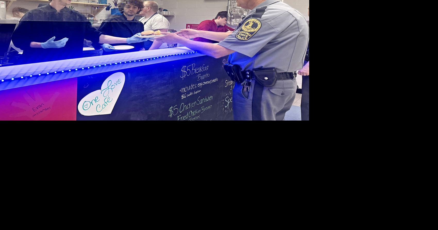 A special school lunch for law enforcement in honor of National Police ...