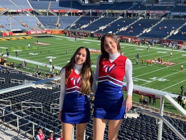 Skyline cheerleading duo performed during Citrus Bowl | Nvdaily ...