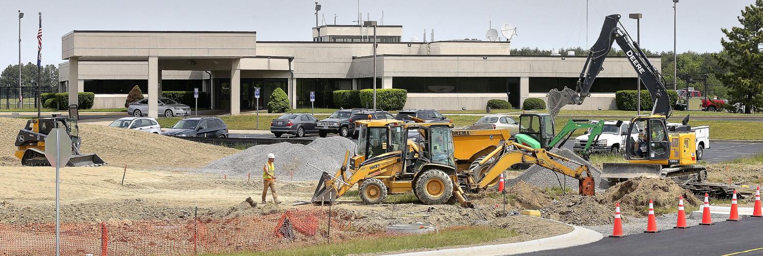 Site work begins for new terminal building at Winchester airport ...