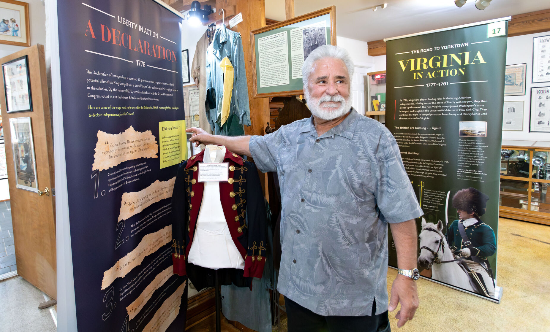 'Give Me Liberty' exhibit at Edinburg Mill highlights Virginia's role ...