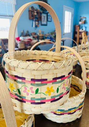 easter basket weaving