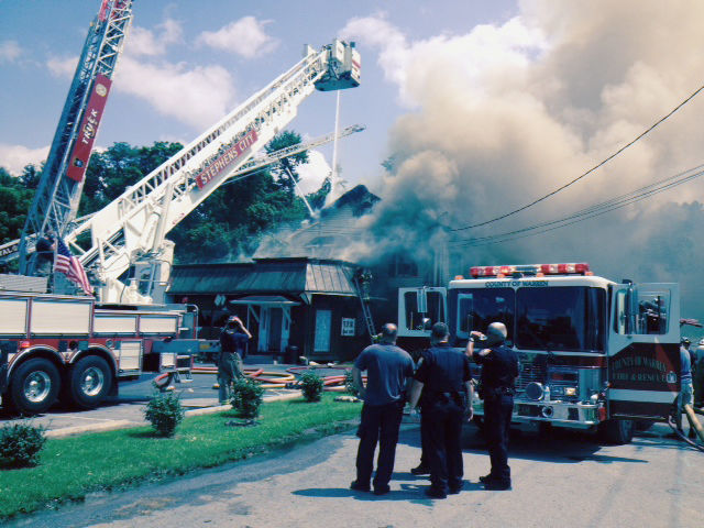NVDaily Update: Firefighters battle fire at VFW | Local-news | nvdaily.com