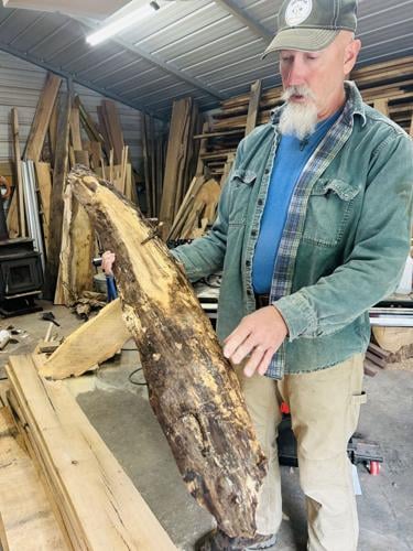 Have sawmill, will travel: Local woodworker makes art from fallen limbs ...