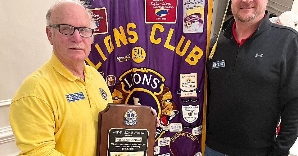 Boaz Awarded The Lions Club Melvin Jones Award Nvdaily