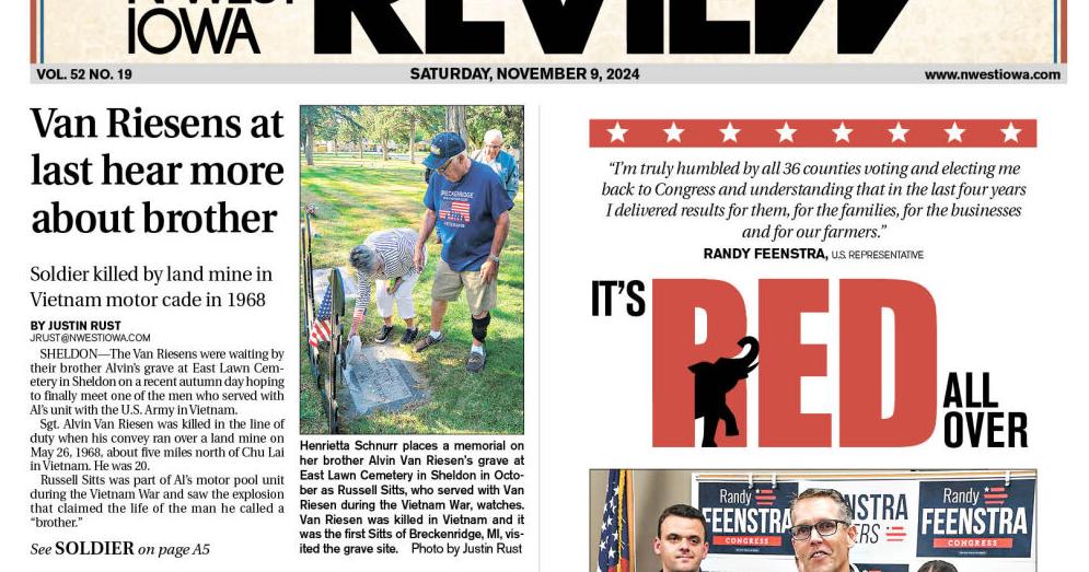 The N'West Iowa REVIEW Nov. 9, 2024 | | nwestiowa.com
