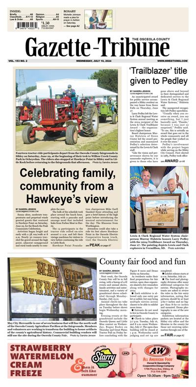 The Osceola County Gazette-Tribune July 10, 2024 | Gazette-tribune ...