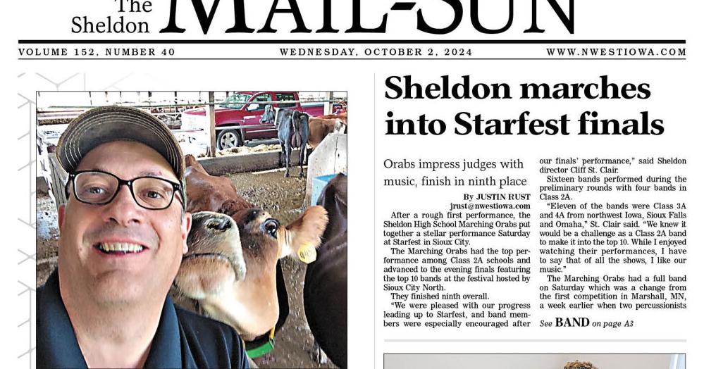 The Sheldon Mail-Sun Oct. 2, 2024 | | nwestiowa.com