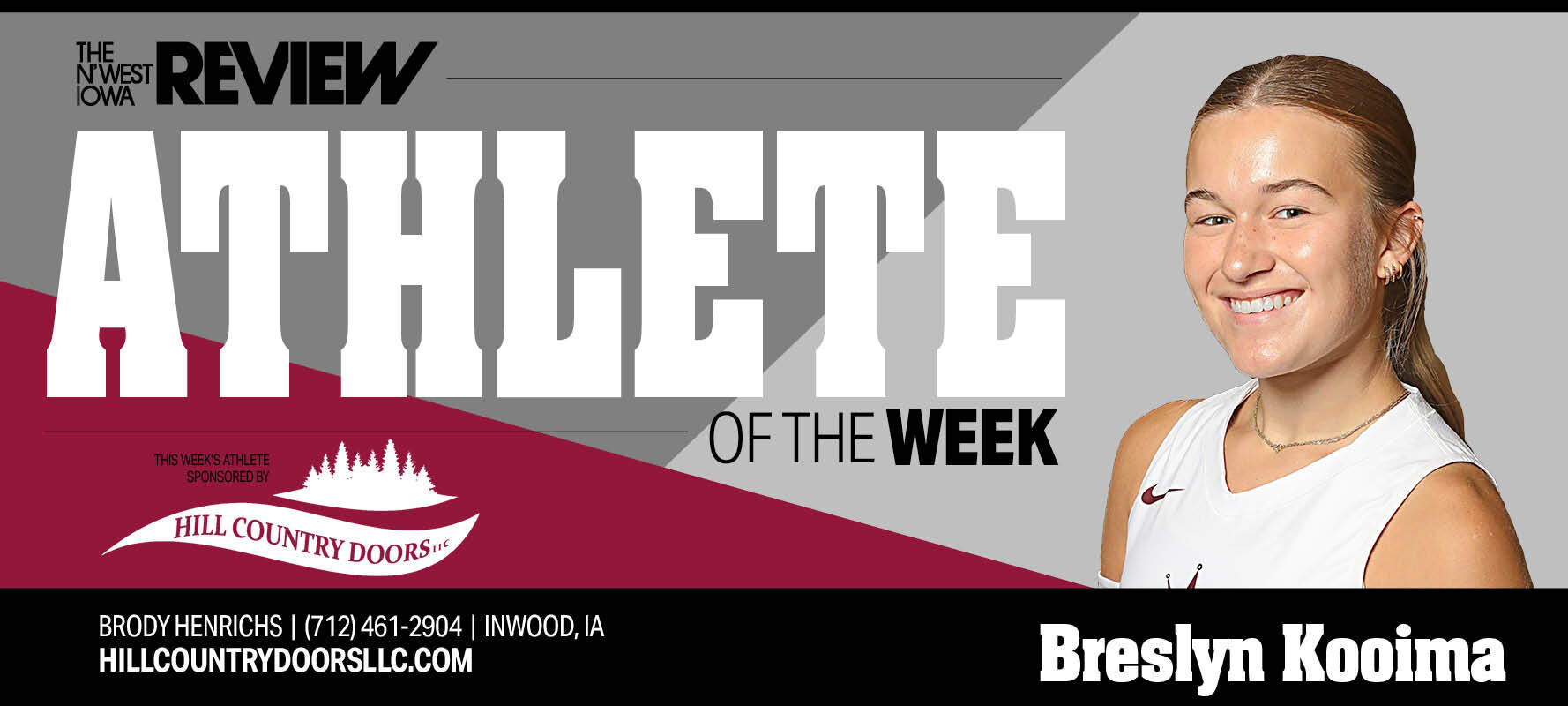 Athlete of the Week: Breslyn Kooima | Nwest Iowa Review | nwestiowa.com