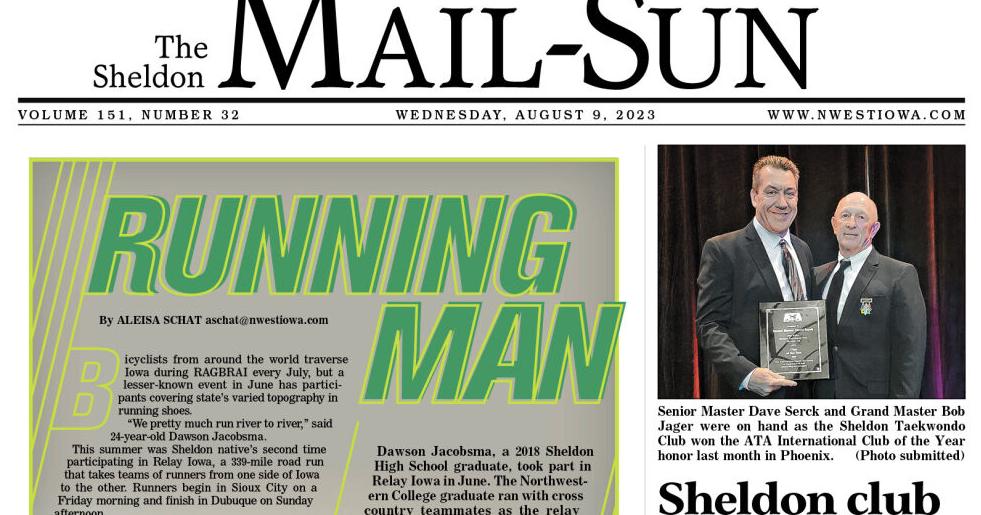 The Sheldon Mail-Sun Aug. 9, 2023 | | nwestiowa.com