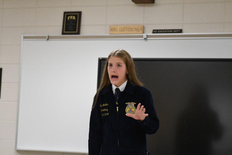 Holland FFA state winners present to Naig | News | nwestiowa.com