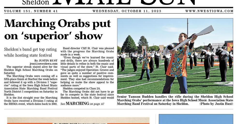 The Sheldon Mail-Sun Oct. 11, 2023 | | nwestiowa.com