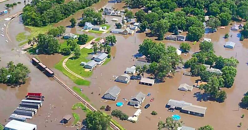 Hawarden starts cleaning up after record flooding | Hawarden ...