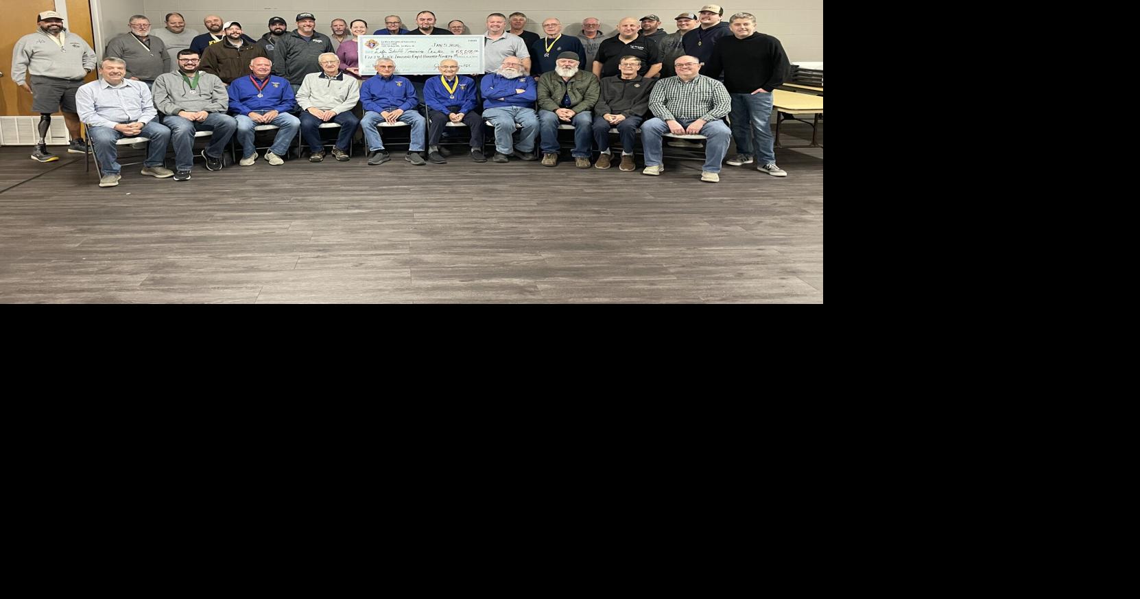 Le Mars KCs present phonothon proceeds to Life Skills | Sentinel ...