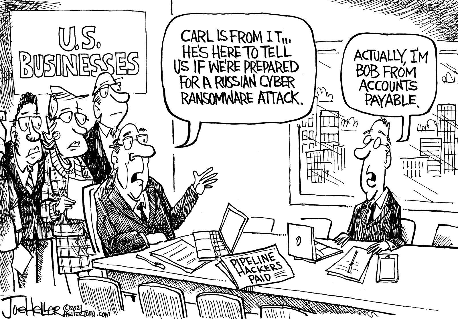 Cartoon: Ransomware | Opinion | nwestiowa.com