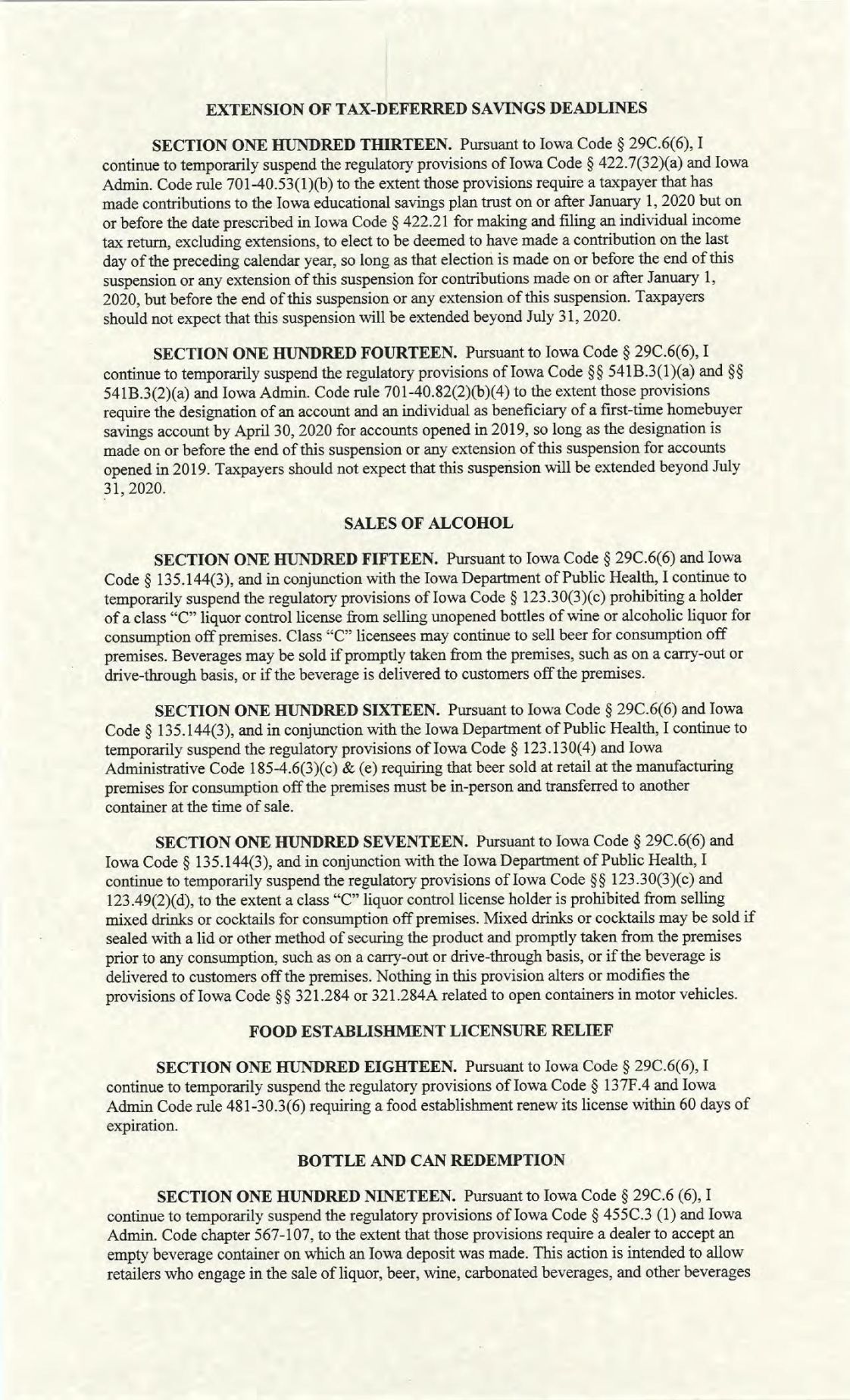UPDATE: Iowa reopening on limited basis May 1 | News | nwestiowa.com