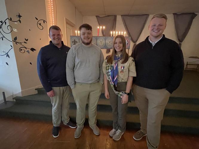 Van Beek earns first female Eagle rank in troop | Sioux Center News ...