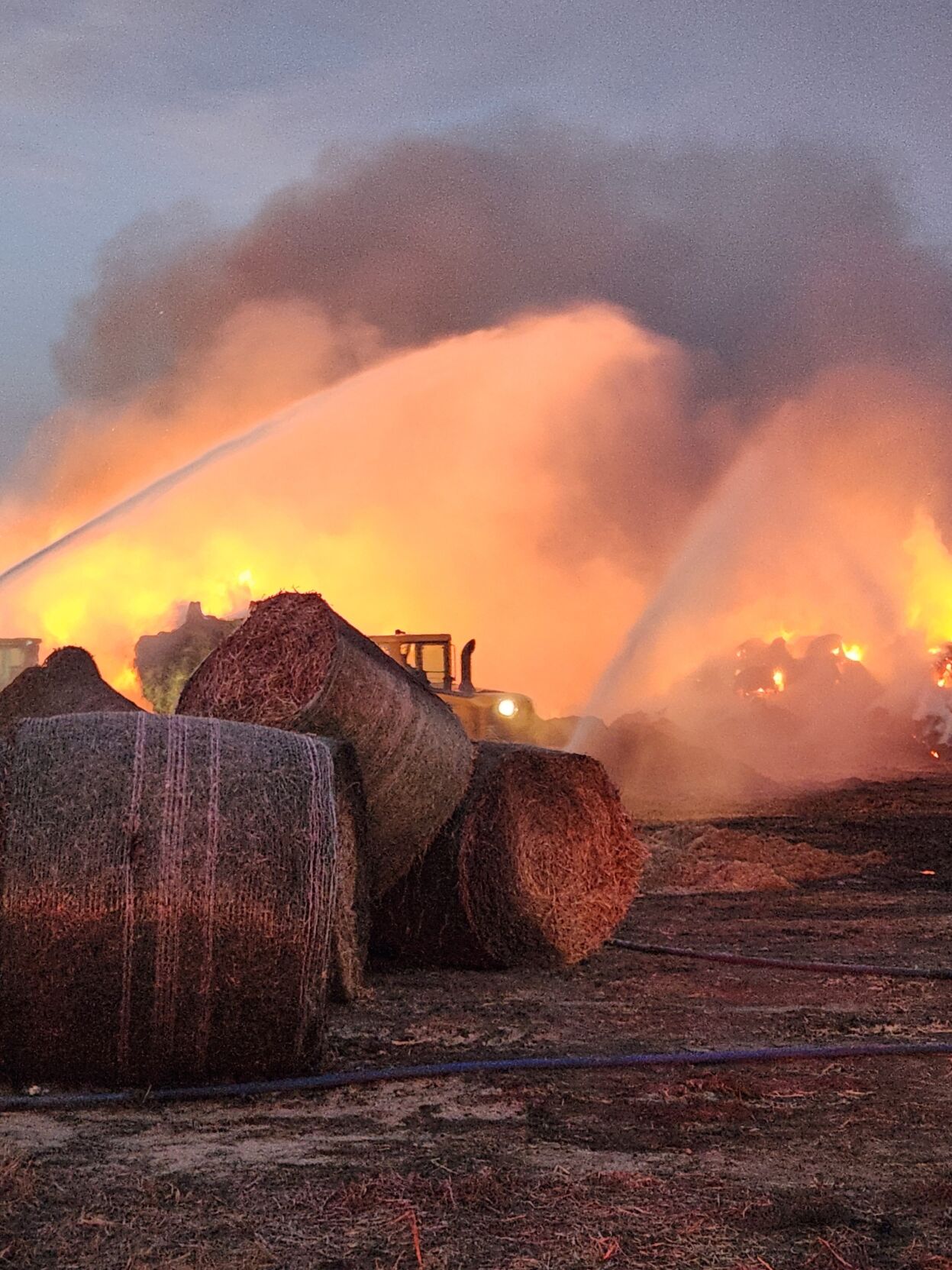 Large bale fire takes 25 departments | News | nwestiowa.com