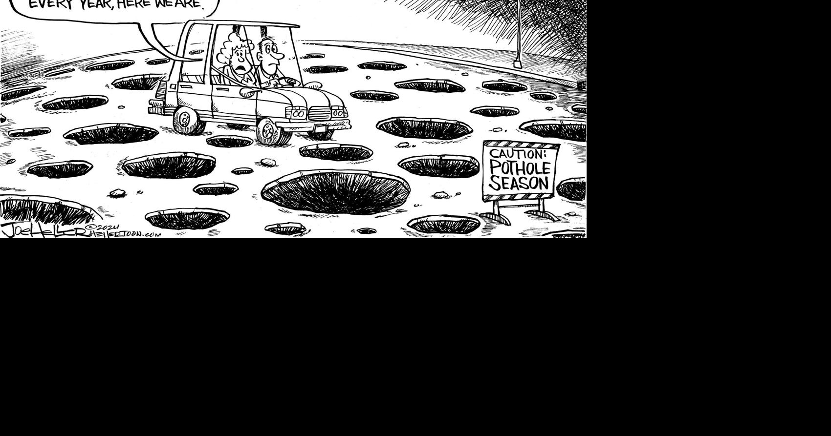 Cartoon: Potholes | Opinion | nwestiowa.com