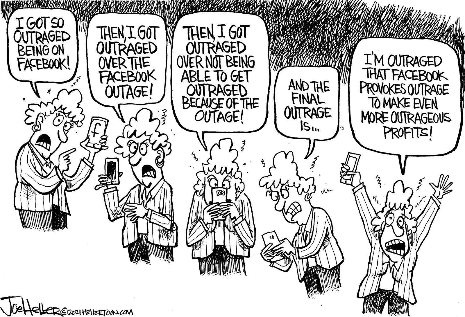 Cartoon: Outrage | Opinion | nwestiowa.com