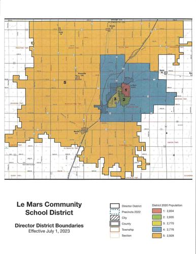 LCS director district boundaries change | Sentinel | nwestiowa.com