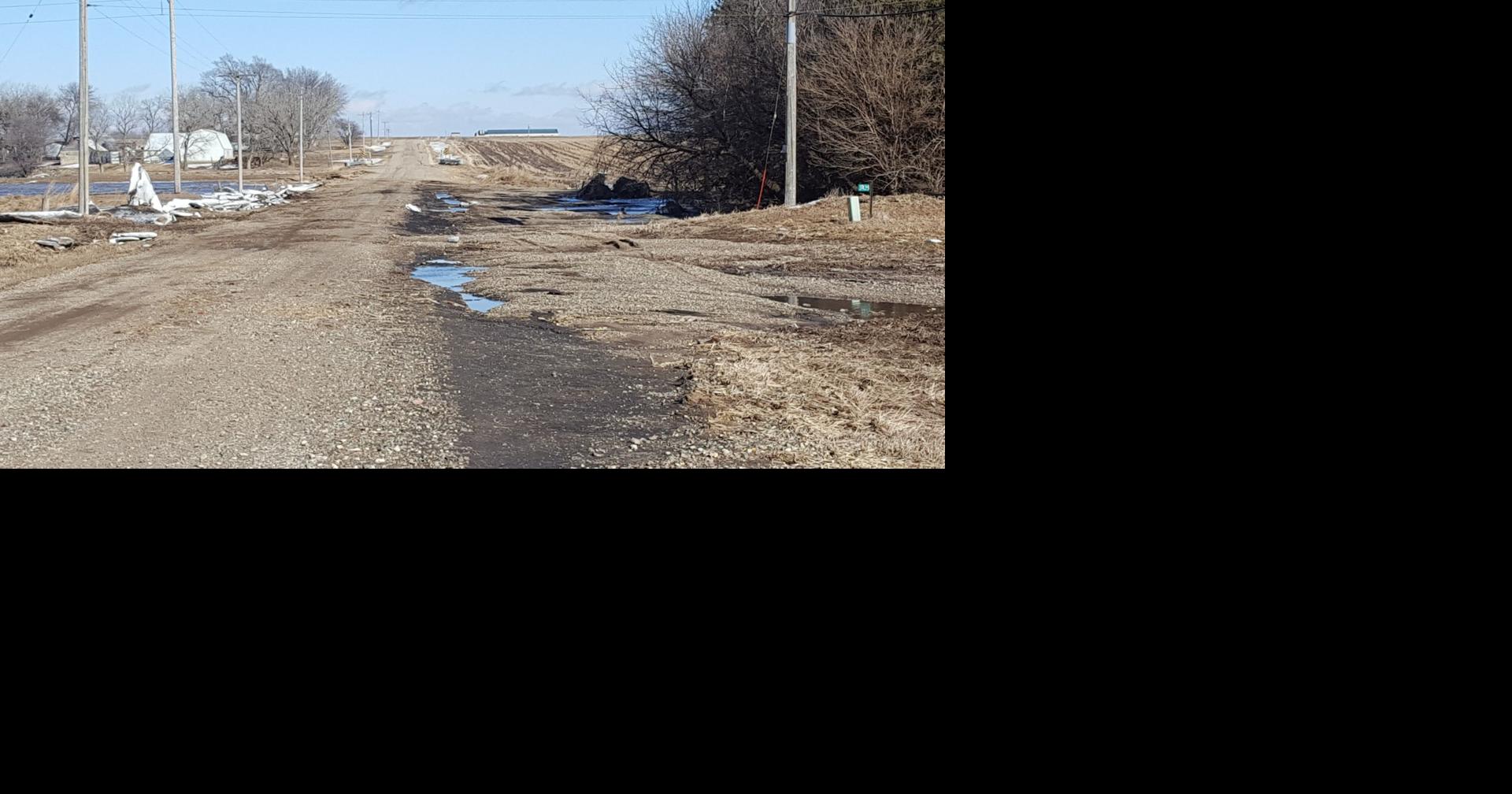 Plugged culverts lead to washed out roads | Sioux Center News ...