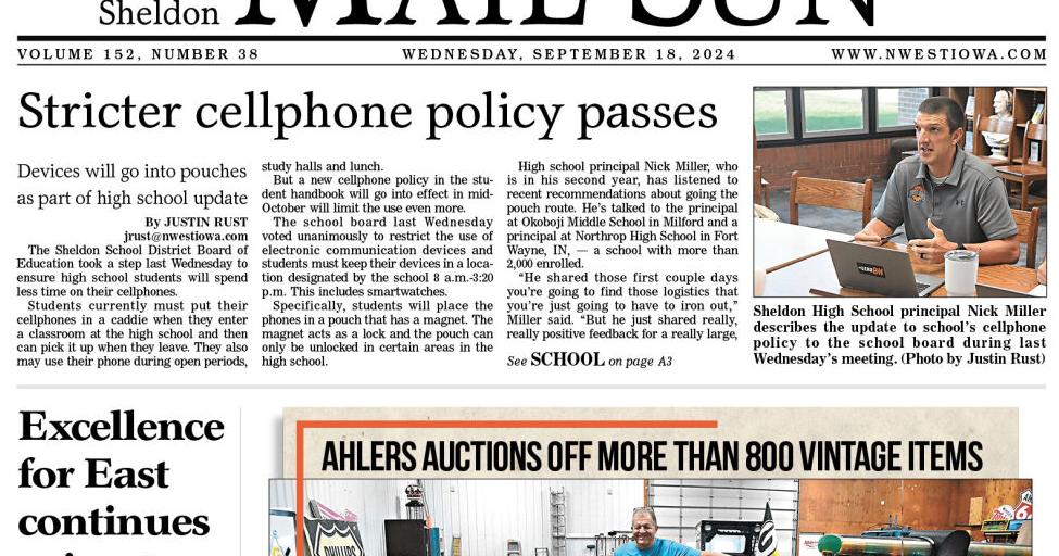 The Sheldon Mail-Sun Sept. 18, 2024 | | nwestiowa.com