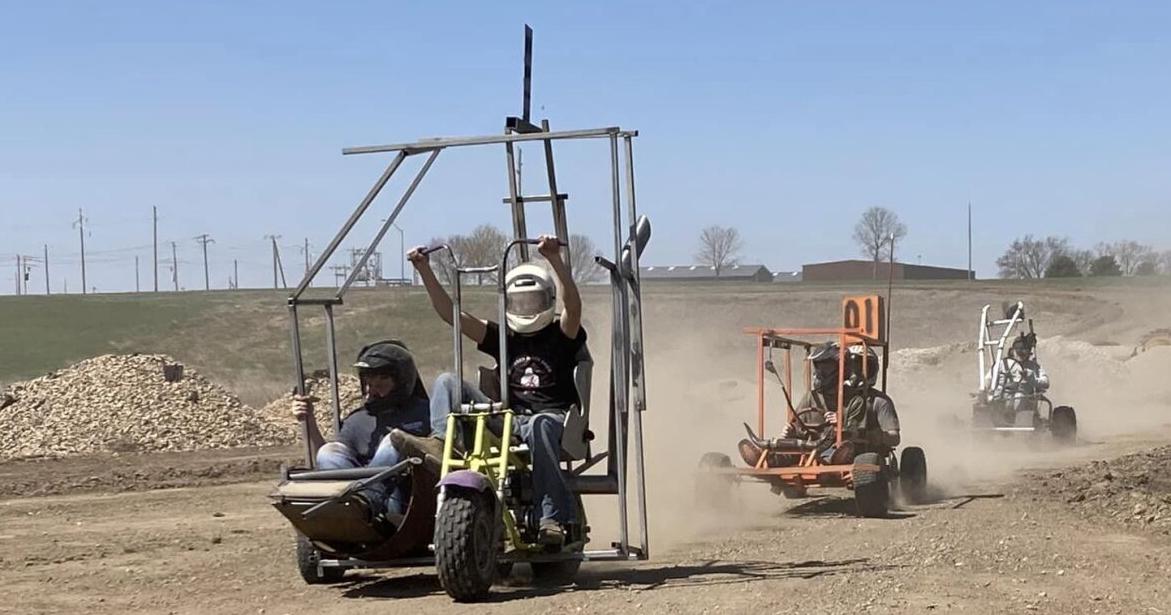Students build then race go-karts made from scrap metal | Sentinel ...