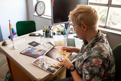 Assistant professor Britain Bray creates comics, wants to redefine ...