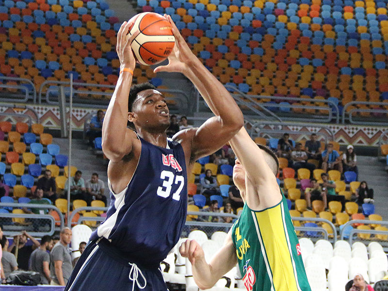 Auburn's Austin Wiley & USA Basketball spank Mali 117-69