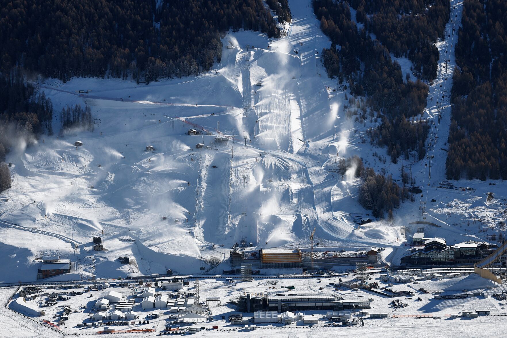 Milan Cortina Games relying on manufactured snow for courses