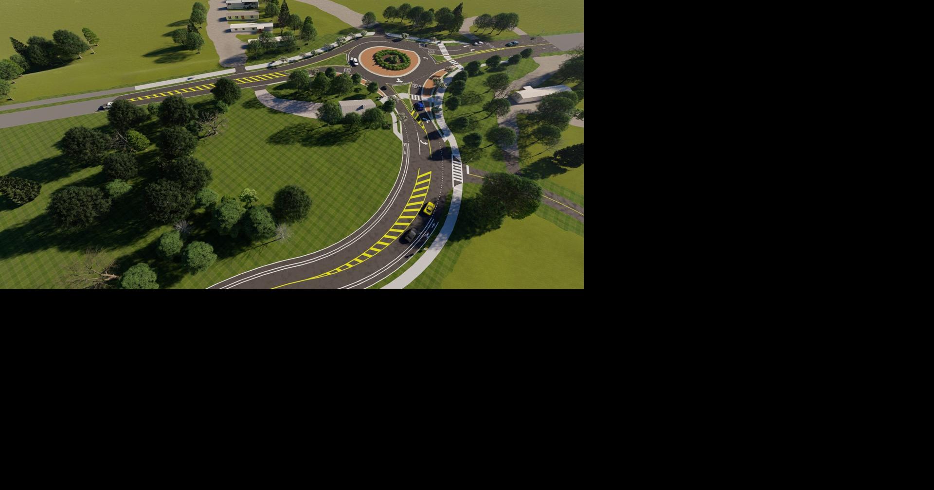 Work begins on Cox, Wire Road roundabout Monday