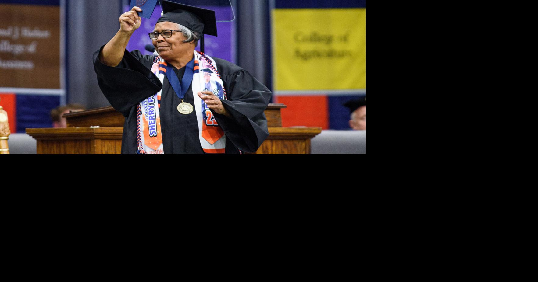 Building a legacy: Sherry Potts, 70, earns college degree from Auburn ...