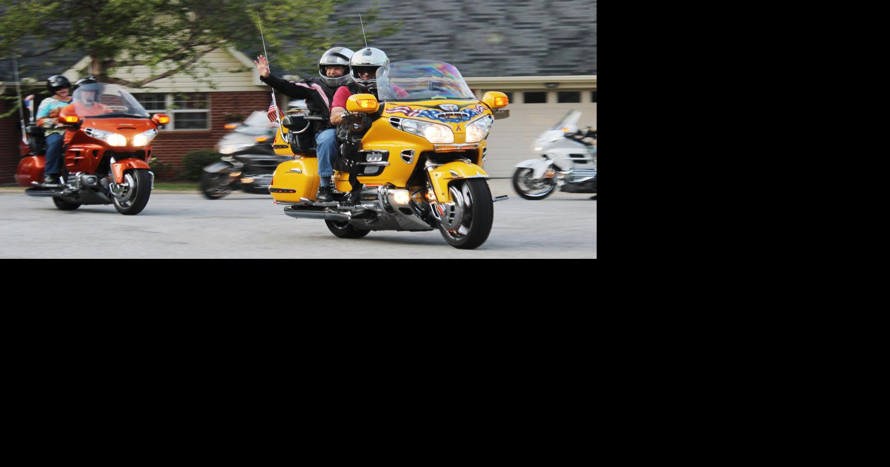 Millie makes motorcycle memories for 90th birthday celebration