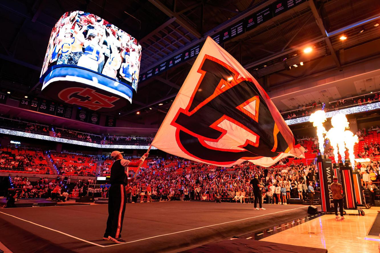 Auburn gymnastics bests rival Georgia