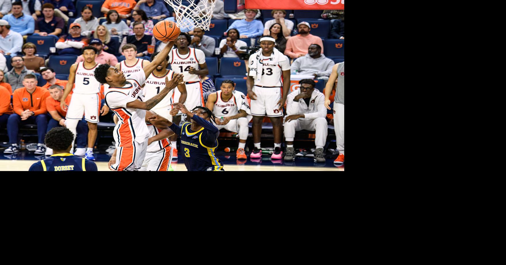 Auburn basketball defeats Merrimack
