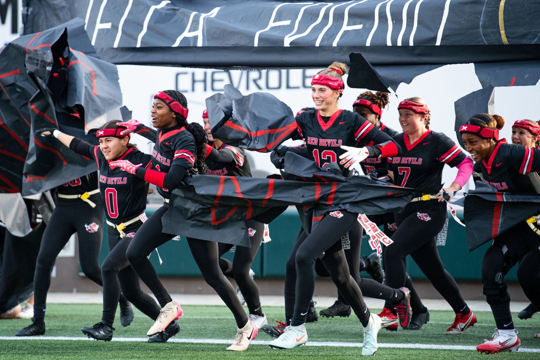 Central flag football: Red Devils capture third state title