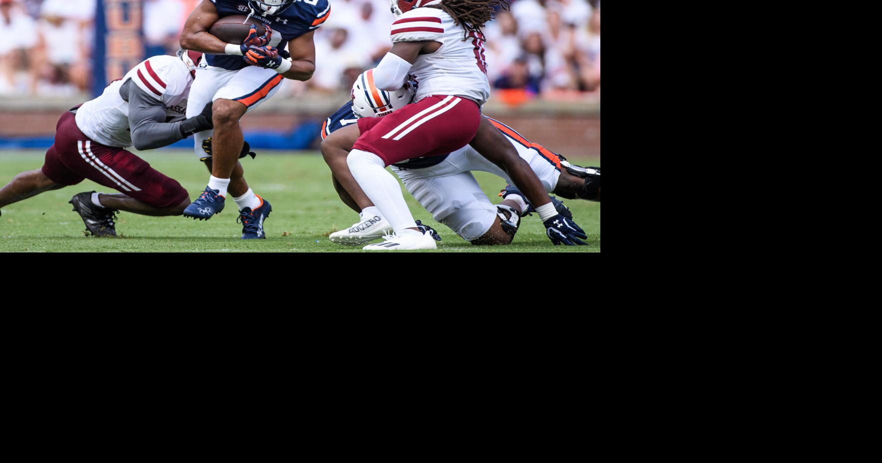 Auburn freshman Jeremiah Cobb score first career touchdown