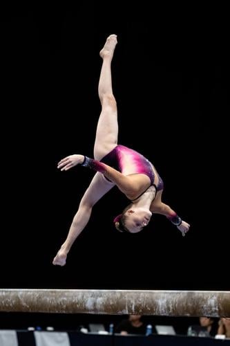 Auburn gymnastics commit Marissa Neal finishes strong on Day 1 of ...