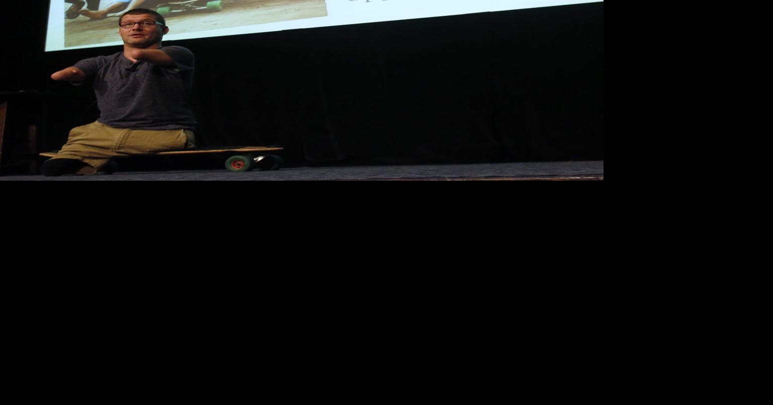 Man born with no arms or legs shares inspirational message