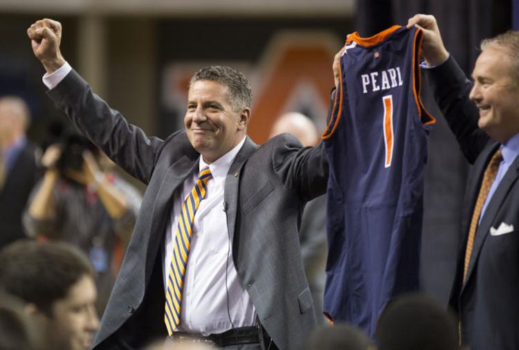 Auburn head basketball coach Bruce Pearl through the years