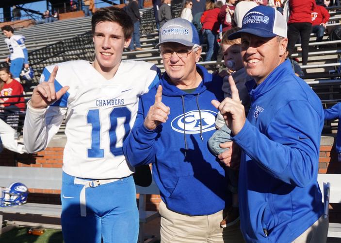 Chambers Academy football’s father-son duo makes history