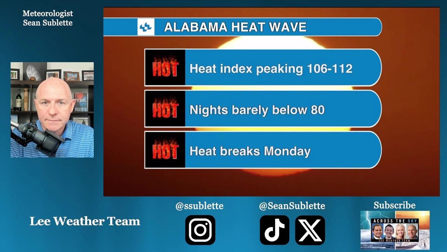 How long will the heat last in Alabama?