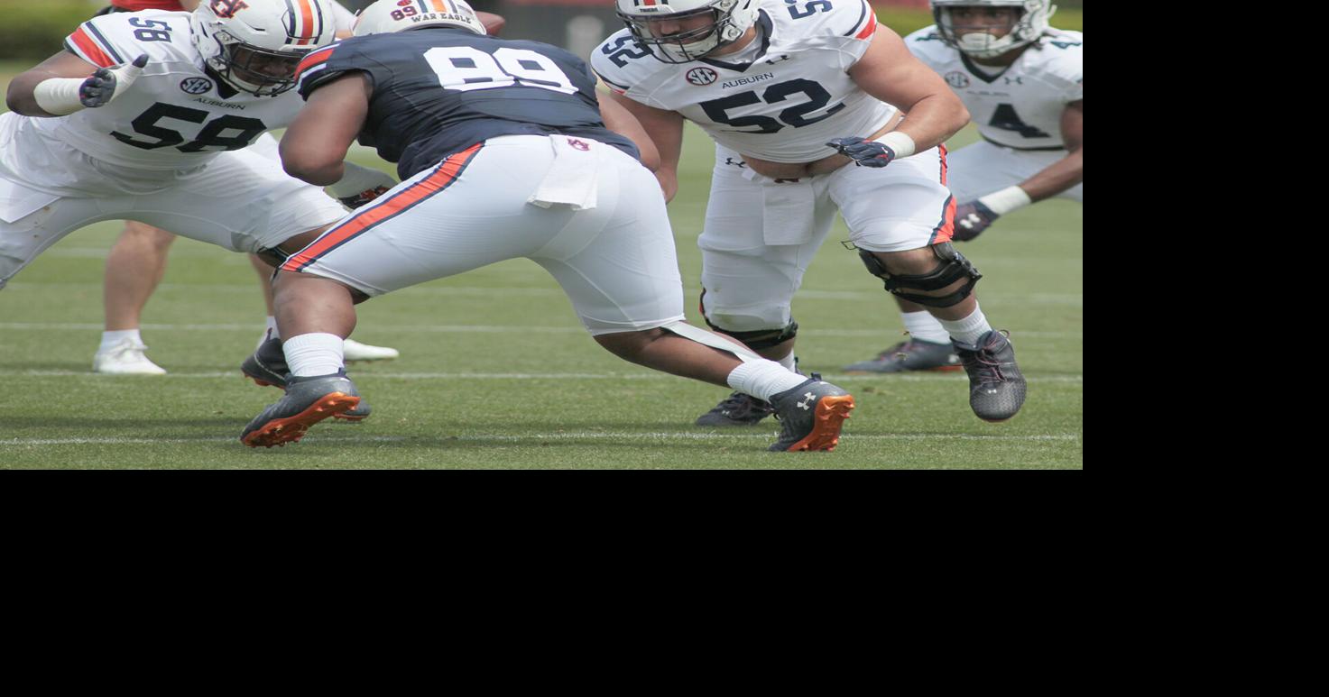 Auburn football's spring practice review: Offensive line eager to prove ...