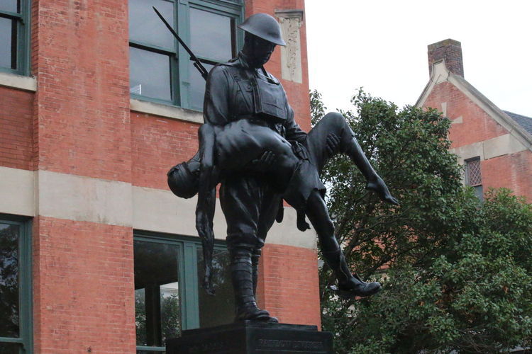 Rainbow Soldier memorial dedication draws large crowd, both mayors