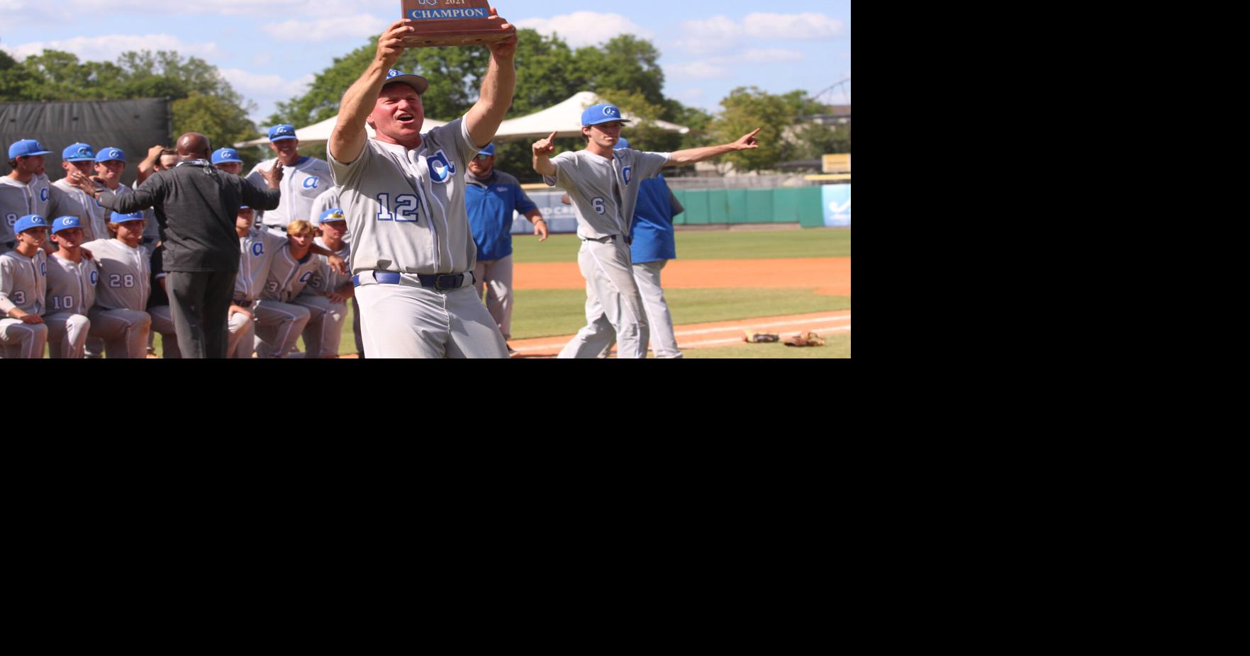AHS baseball players embracing coach Matt Cimo’s last ride